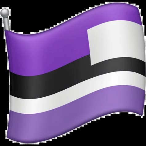 Asexual Pride Flag Waving Emoji Ai Emoji Generator