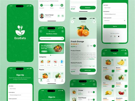 Grocery App Ui Design Grocery Delivery App Design By Tanzir Fahad On Dribbble