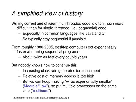 Ppt A Sophomoric Introduction To Shared Memory Parallelism And Concurrency Lecture 1