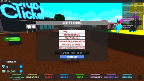 Roblox Case Clicker Codes List March Game Specifications