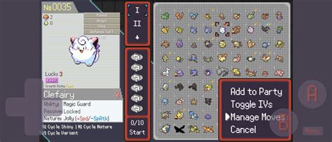 Is cleffairy bugged I got lots of candy but there's no option to unlock passive or lower cost ...