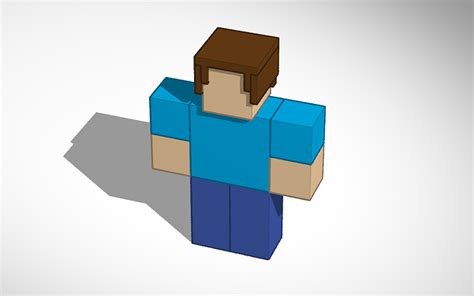 3d Design Minecraft Steve Tinkercad