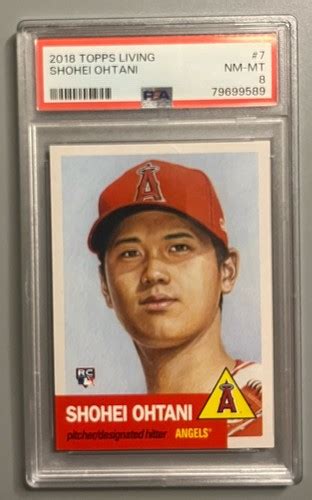 2018 Topps Living Set 7 Shohei Ohtani 20966 Rc Ebay