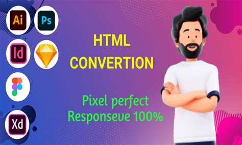 Convert Figma To Html Css Psd To Html Landing Page Bootstrap By Md Badhon Fiverr