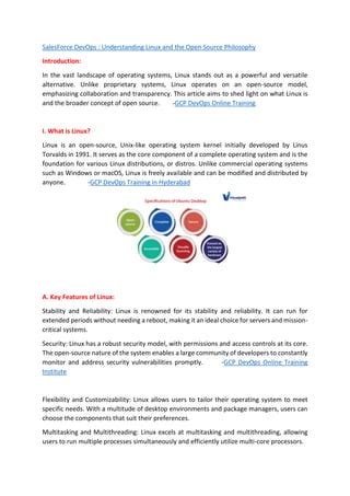 GCP DevOps Online Training Institute Visualpath Pdf