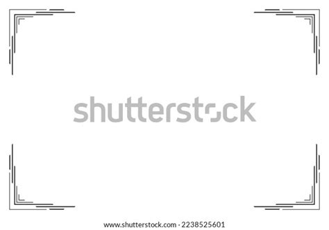 Rectangular Frame Border Vector Design Element Stock Vector Royalty Free 2238525601 Shutterstock
