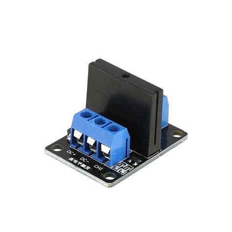Channel Solid State Relay Module Board High Level Trigger SSR Input V DC Output V AC A