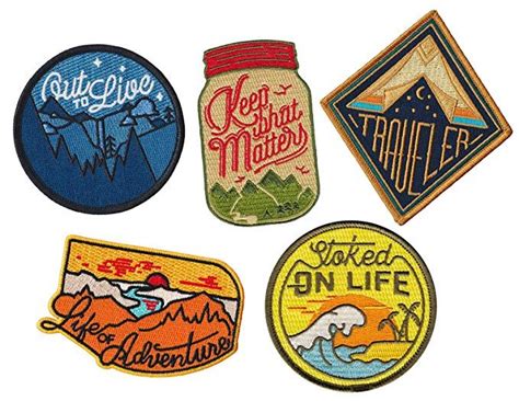 Asilda Store Keep What Matters Patch Iron On Or Sew On Embroidered