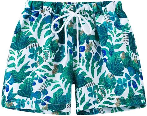 Amazon co jp Cousannory 水泳パンツ 男の子 水着 キッズ 海水パンツ 短パン 男の子 サーフパンツ 子供用 スイムウェア 弾性 パンツ UVカット 日焼け止め