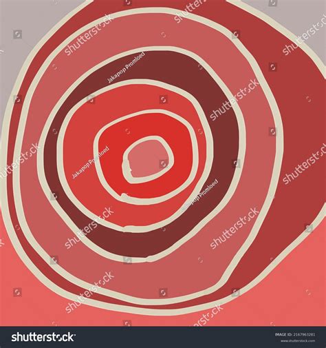 Red Circle Line Abstract Background Stock Illustration 2167963281 Shutterstock