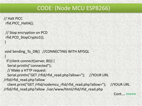 Attendance System Using Esp8266wi Fi With Mysql Pptx Programming Languages Computing