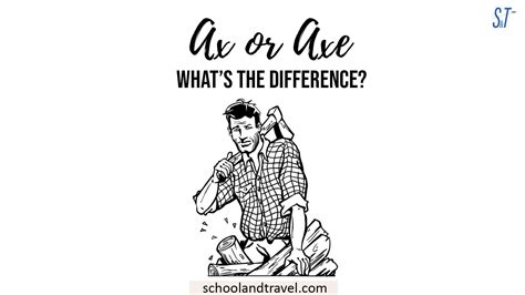 Ax Or Axe Similarities And Differences Between The Two