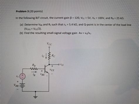 solved problem 3 20 points in the following bit circuit