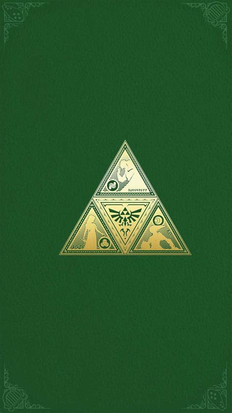 Legend Of Zelda Triforce Symbol Green