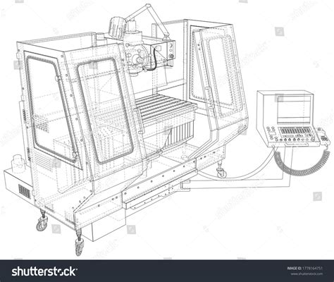 Maquina Cnc Over 7 874 Royalty Free Licensable Stock Vectors Vector Art Shutterstock