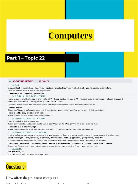 Part 1 Computers Pdf Art Computers
