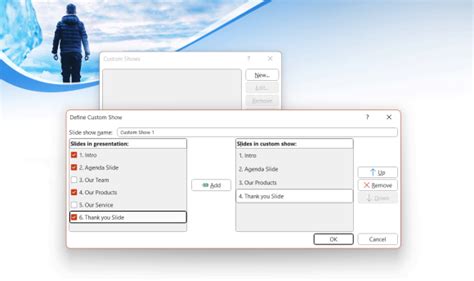 How To Create A Custom Slide Show In Powerpoint