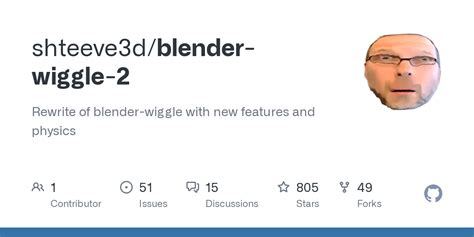 Issues · Shteeve3dblender Wiggle 2 · Github