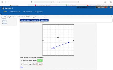 Solved O Bbhosted Cuny Edu 0 A Blackboard Learn Sy Functions