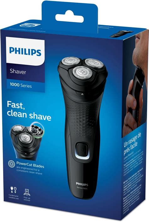Philips S1332/41 Elektrischer Rasierer Serie 1000 mit Präzisionstrimmer ...