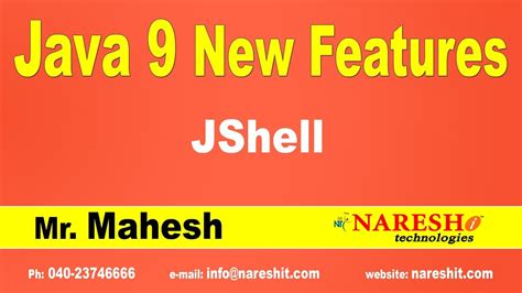 Java 9 New Features Jshell Java 9 New Features With Examples Mr