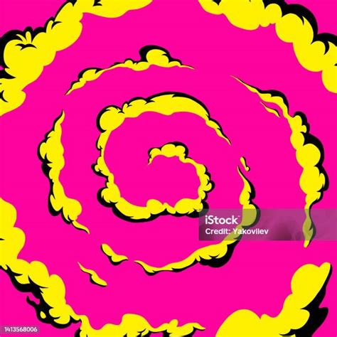 만화책 만화 연기 배경 팝 아트 클라우드 디자인 템플릿 페이지 손으로 그린 벡터 폭발 아트 일러스트레이션 구름에 대한 스톡 벡터