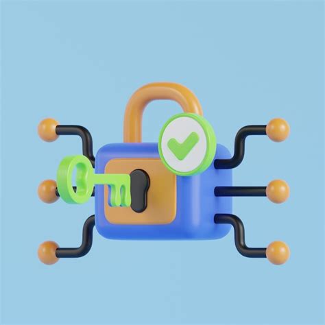 Premium Photo Cyber Security 3d Antivirus Encryption Data Protection