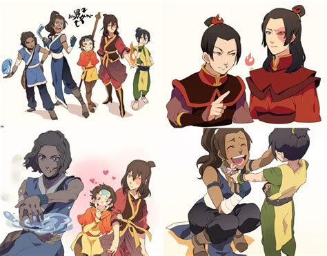 Team Avatar Rule 63 Avatar The Last Airbender The Legend Of Korra
