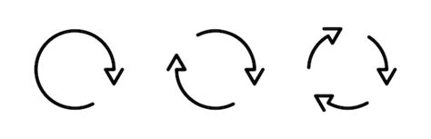 Premium Vector Refresh Arrow Icons Reload Icons Vector Arrow Icons Eps