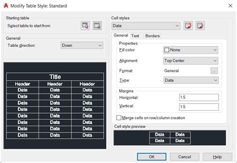Autocad Table Style Part 2 Micrographics