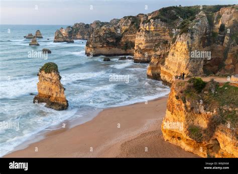 Europe Iberia Portugal Algarve Lagos Baech And Cliffs 30074292