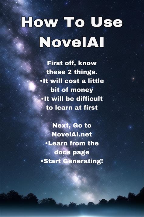 Get Ready To Start Generating The Link For The Novelai Docs Will Be In The Comments R