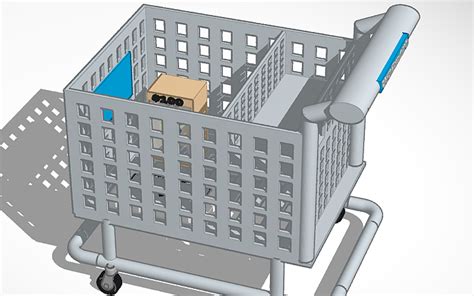 3d Design Subhans Shopping Cart Tinkercad
