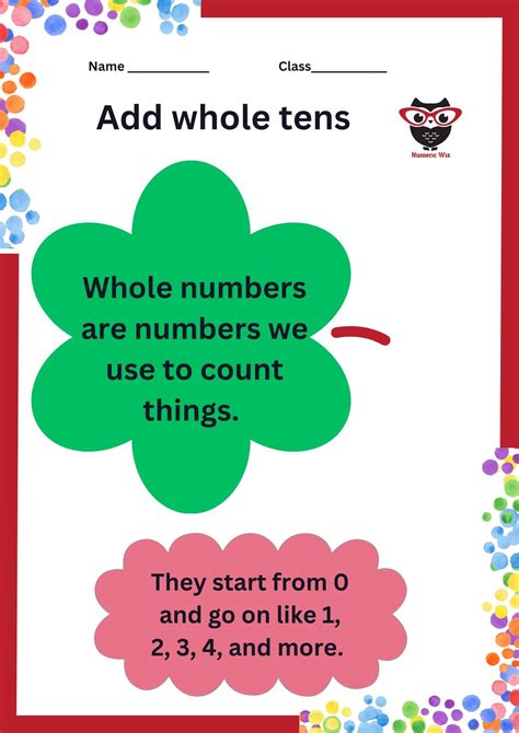 Solve Addition Problem Using Whole Numbers Numericwiz