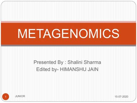Whole Genome Sequence Pptx