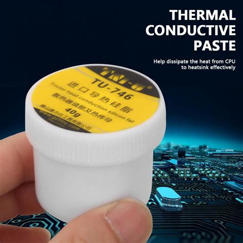 Thermal Conductive Grease Paste Silicone Compound For CPU GPU Heatsink White