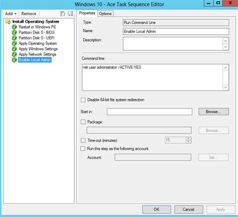 Sccm Task Sequence Disables Local Administrator Windows Spiceworks