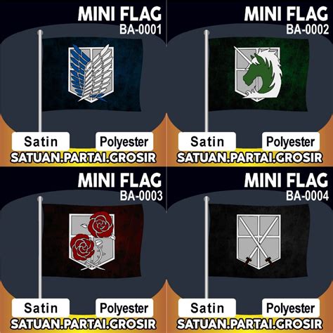 Jual Bendera Anime Bendera Anime Keren Bendera Kain Anime Shopee