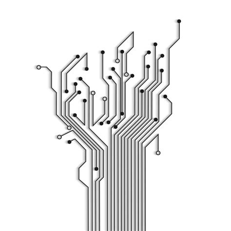 Abstract Circuit Tree Stock Vector Image By A R T U R 9849985