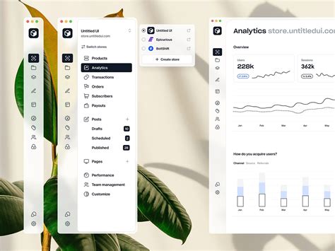 Dual Tier Sidebar Navigation — Untitled Ui By Jordan Hughes® On Dribbble