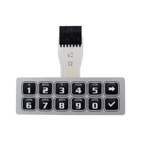 Keypad Membrane Low Keys Safelock Systems Ltd