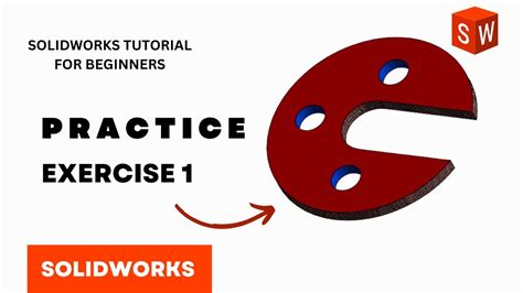 Solidworks Basic Practice Exercises For Beginners Solidworks Design Exercise 1 Simple Coin