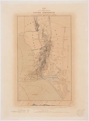 Plan Of The Settled Districts Of South Australia SRSA GRG Flickr
