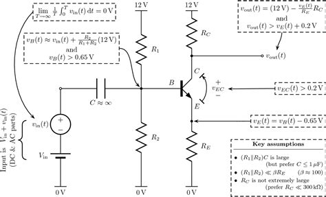 how do you calculate the voltage output of a common emitter amplifier