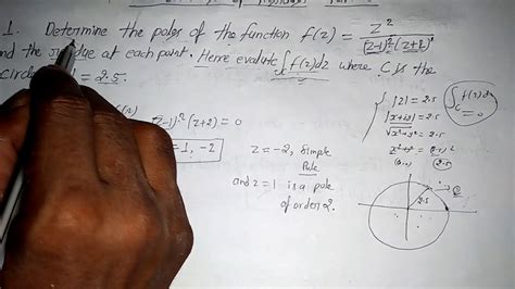 Part 3 The Calculus Of Residues Examples Of Cauchy Residue Theorem