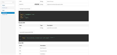 generate human readable rest api document in nodejs using an apidoc
