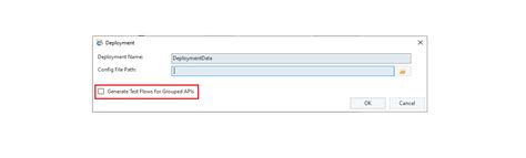 Test Flow Generation — Data Services Documentation