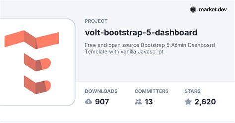 Volt Bootstrap 5 Dashboard Ecosystem Directory Marketdev