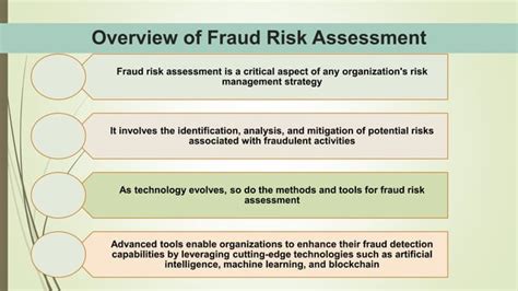 Fraud Risk Assessment Models Case Studies And Implementation Pptx