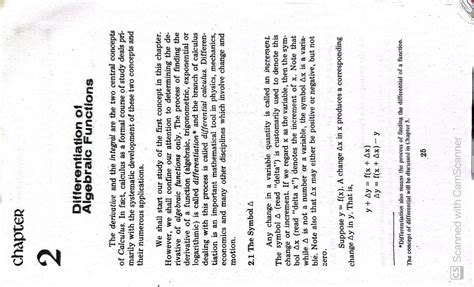 chapter 2 differential calculus chapter 2 chapter 2 differentiation